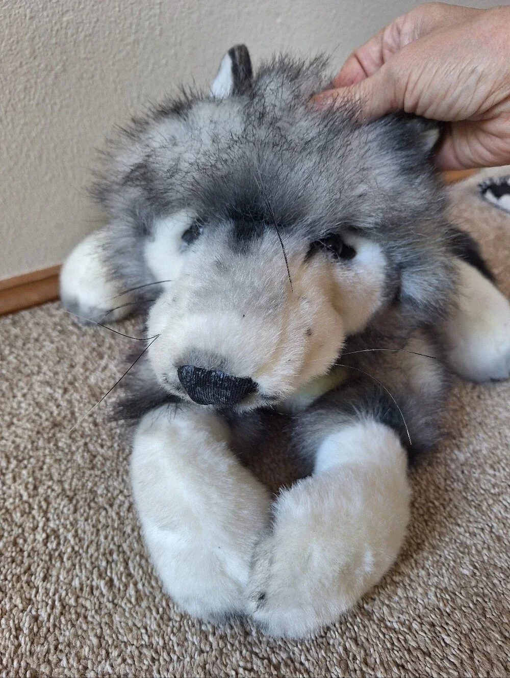 Folkmanis Puppets | Toys | Folkmanis Timber Wolf Husky Full Body Hand ...